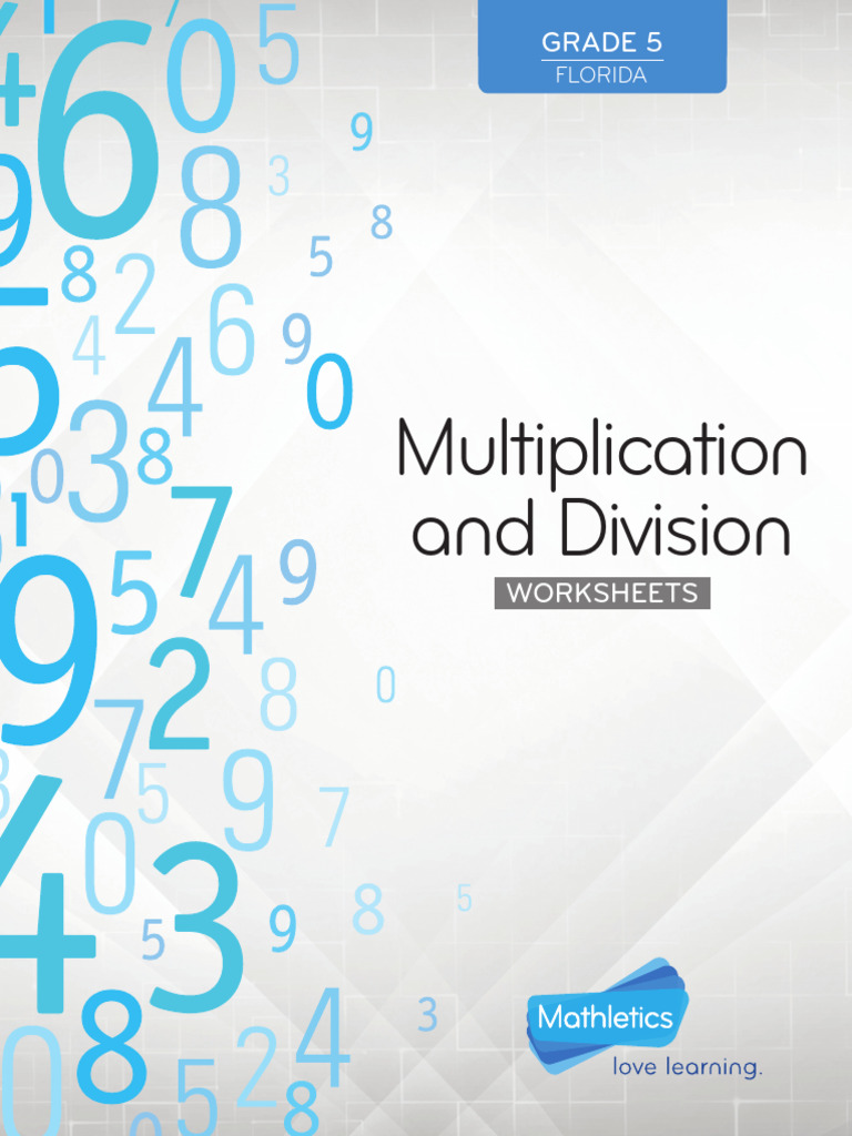 G5 Multiplication and Division Worksheets FL USA | PDF | Arithmetic ...
