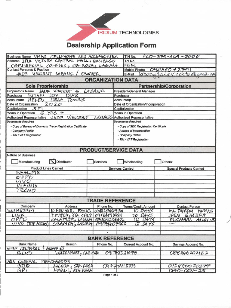Iridium Information Sheet | PDF
