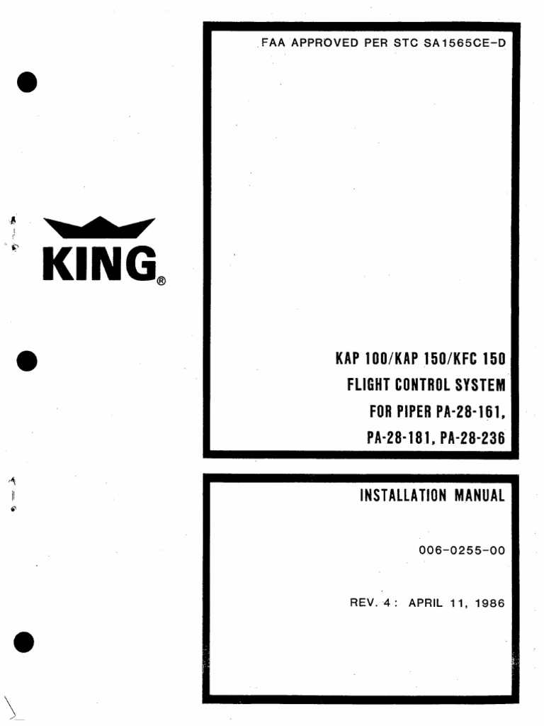 KAP-150, PA-28 Install Manual | PDF