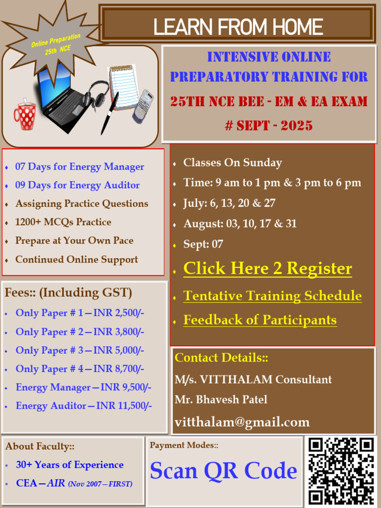 Flyer - 25th NCE BEE Exam | PDF