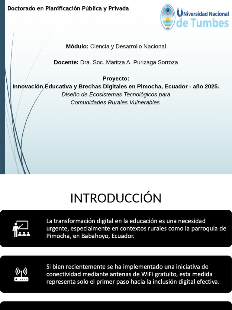 Proyecto Final Planif. Publica y Privada | PDF