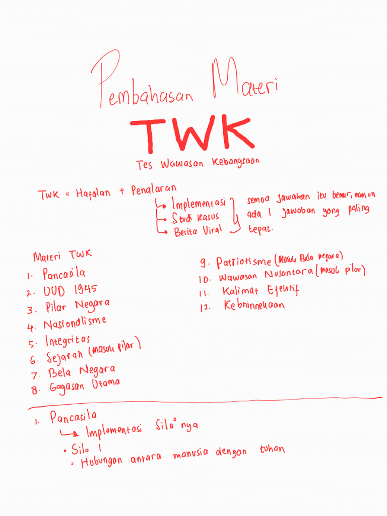 Pembahasan Materi Singkat TWK | PDF