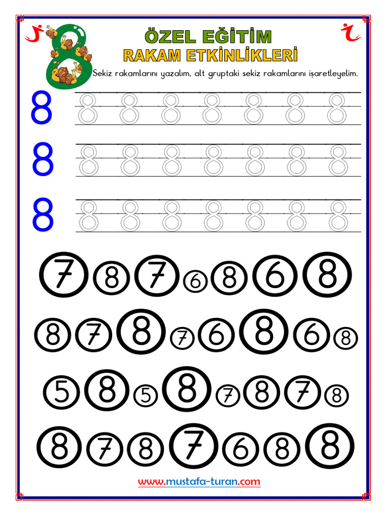 Rakam Etkinlikleri 8 PDF | PDF