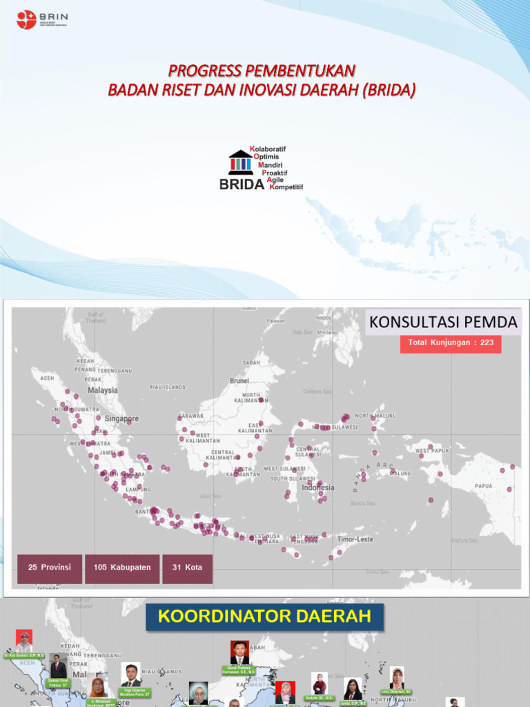 Progress Pembentukan BRIDA 2022 | PDF