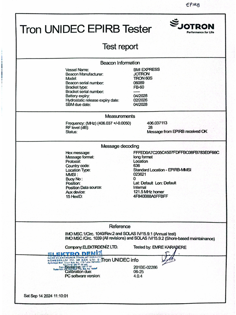 Epirb | PDF