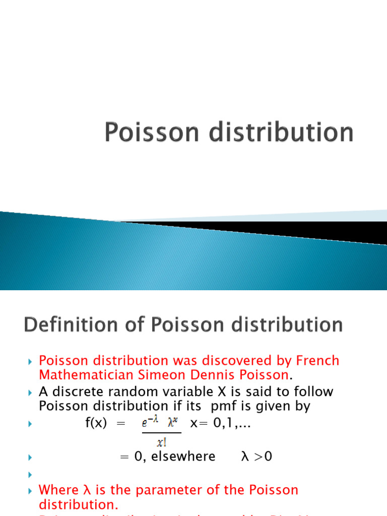 Understanding Poisson Distribution Basics | PDF