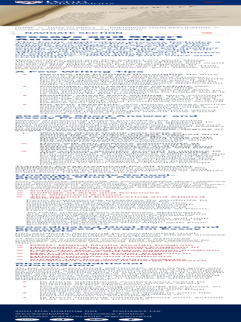 Penn Application Essay Prompts | PDF | Essays | University Of Pennsylvania