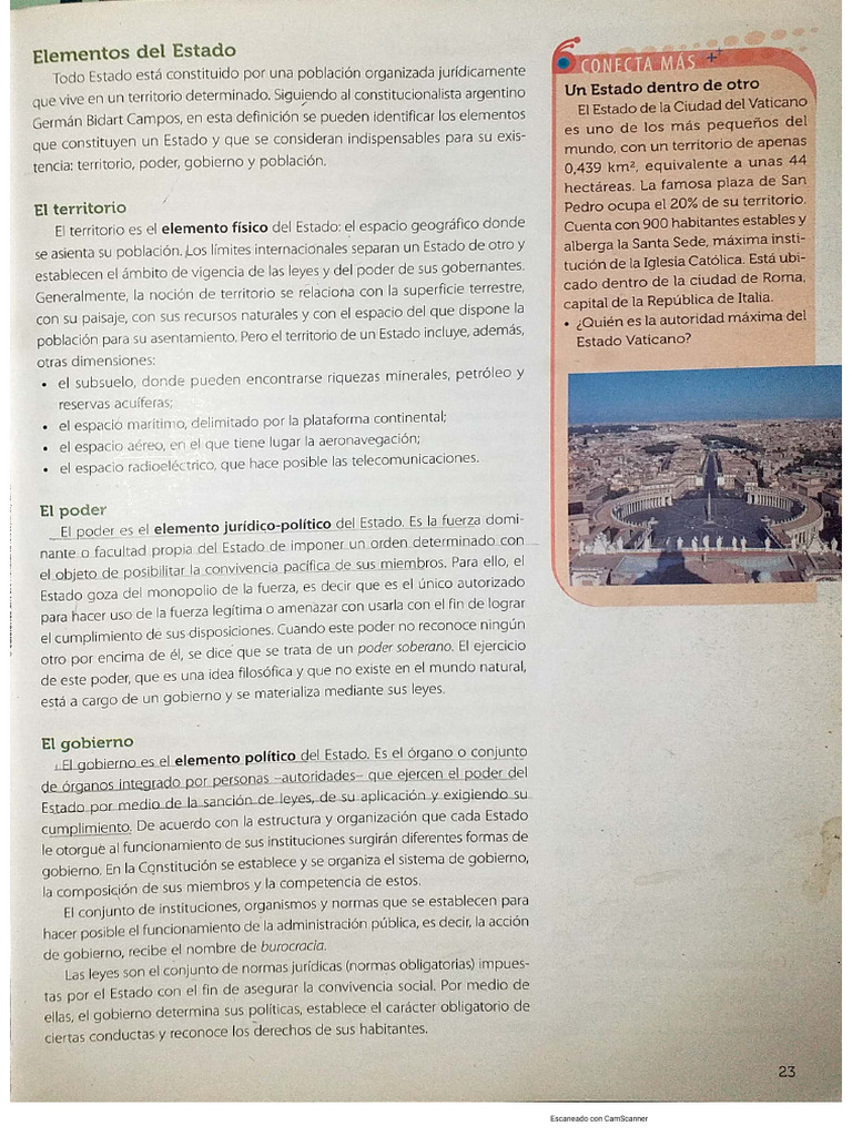 Elementos Del Estado | PDF