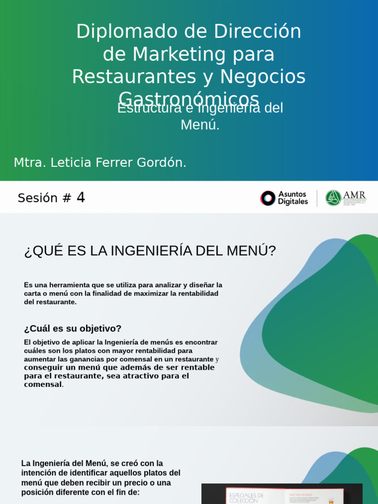 Ingenier A Del Men LF | PDF | Restaurantes
