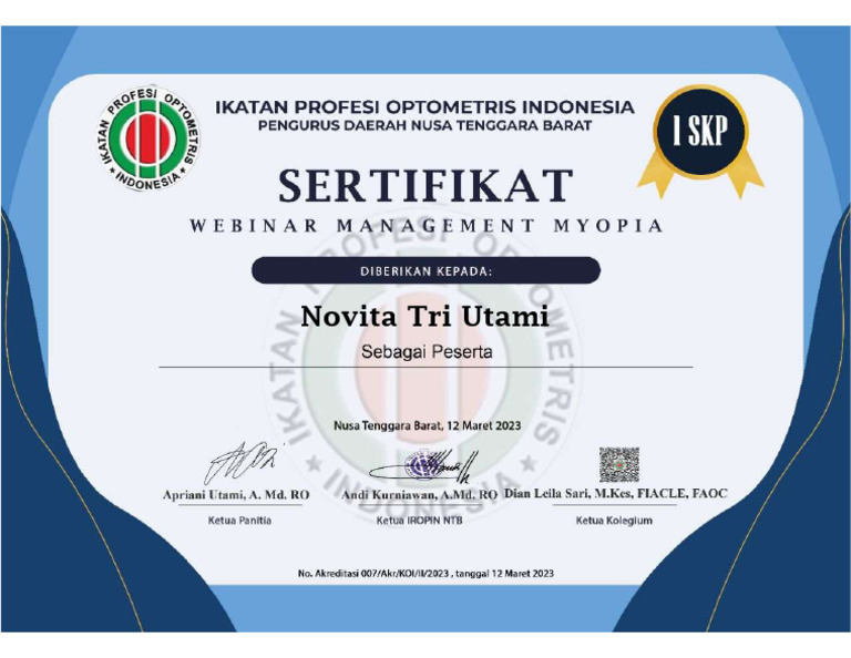 Webinar NTB 1 SKP | PDF