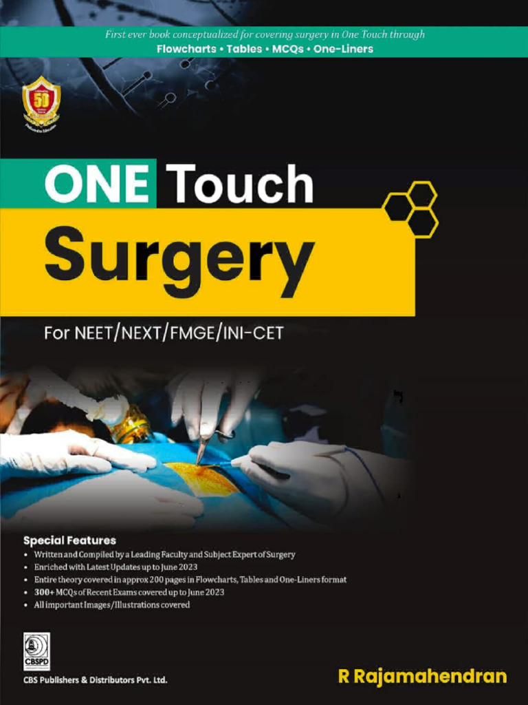 One Touch Surgery For NEET - NEXT - FMGE - INI-CET - R Rajamahendran ...