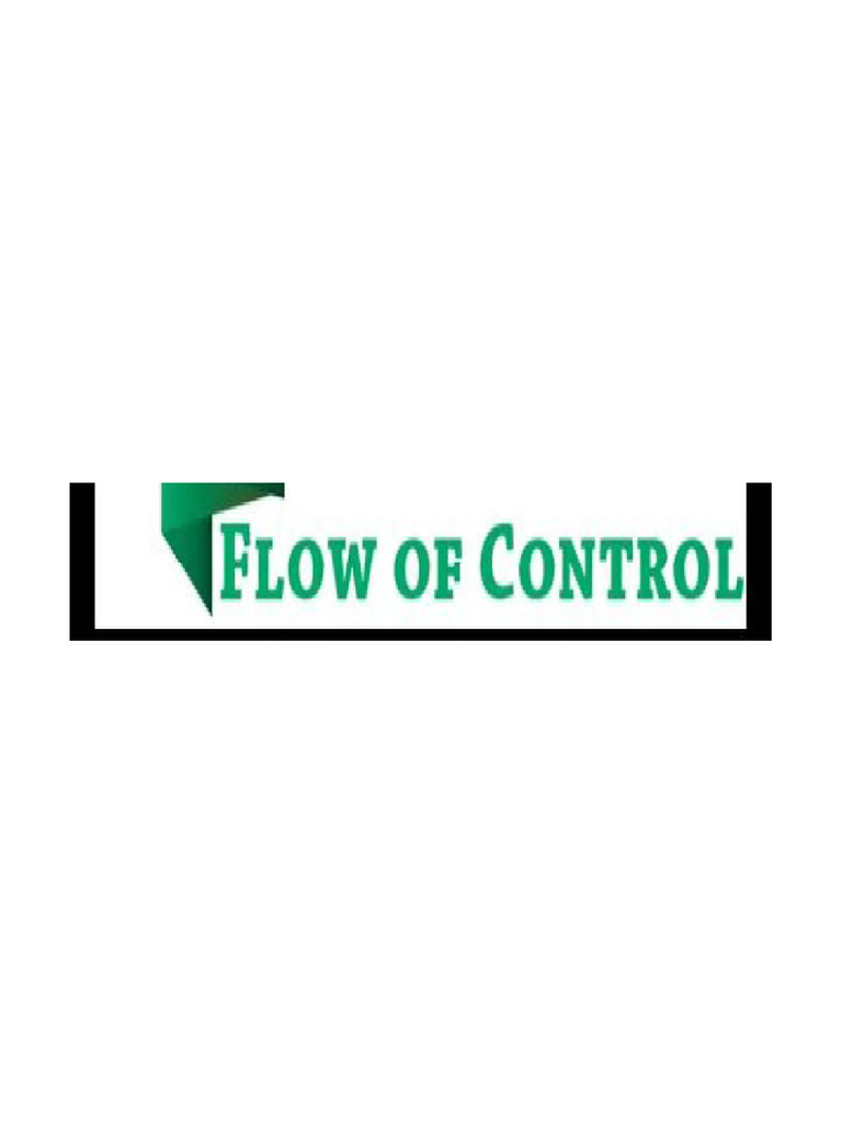 CS Flow of Control | PDF