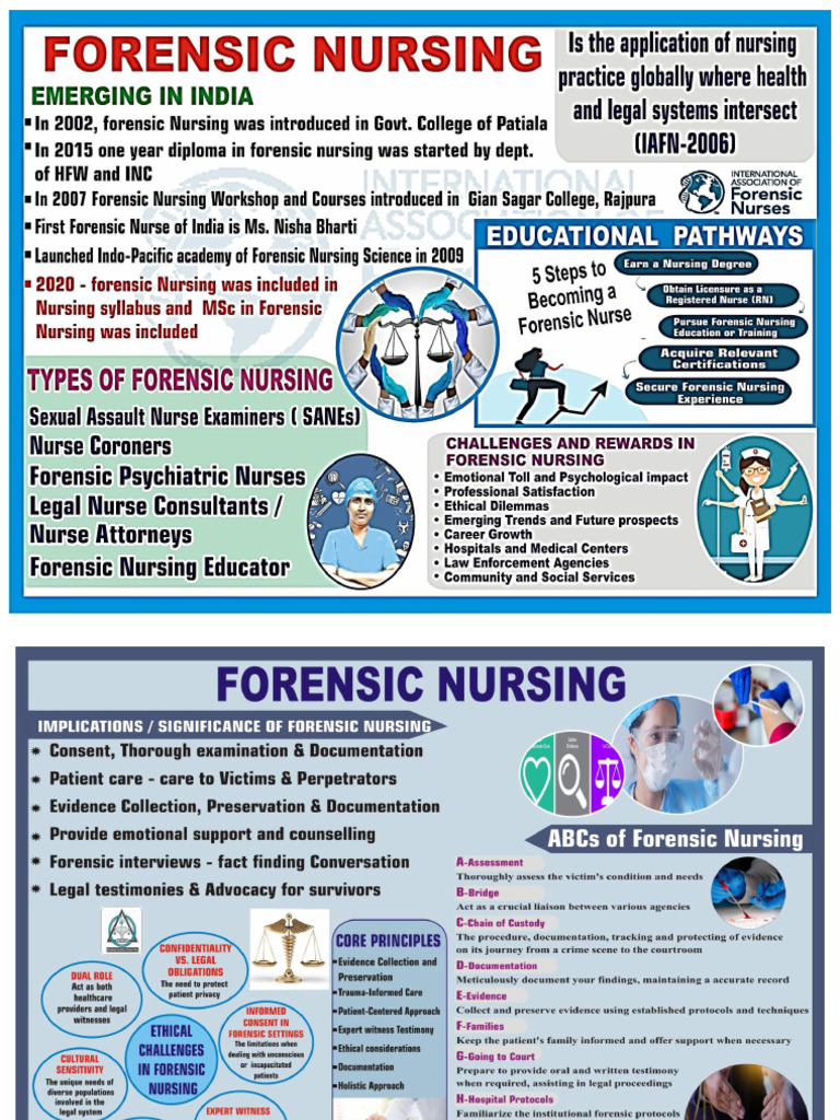Poster Presentation On Forensic Nursing | PDF