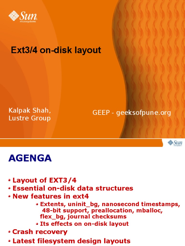 Ext34 Disk Layout | PDF | File System | System Software