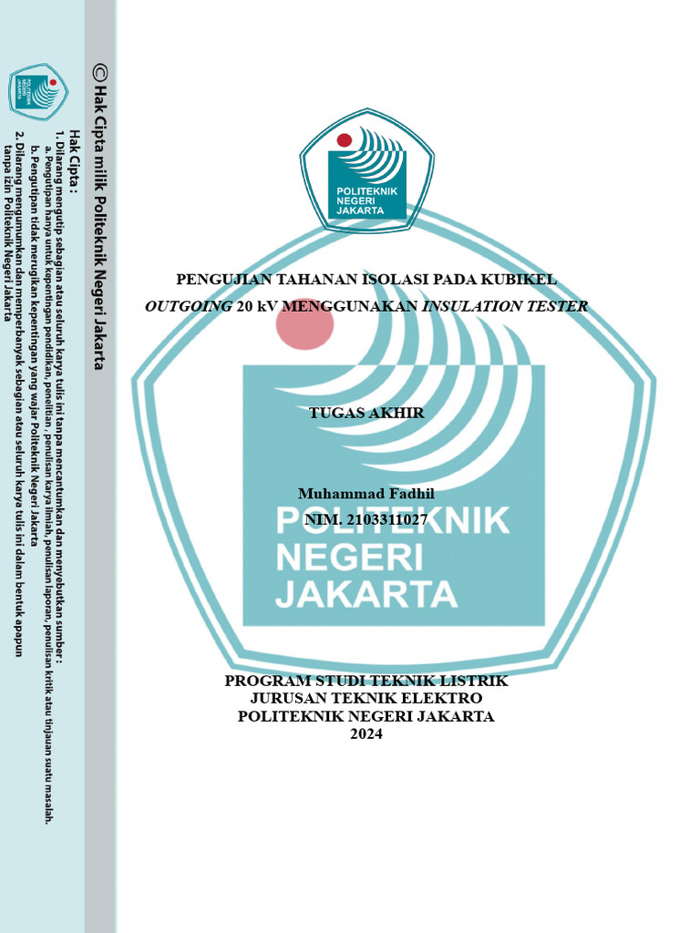 Halaman Indetitas Tugas Akhir | PDF