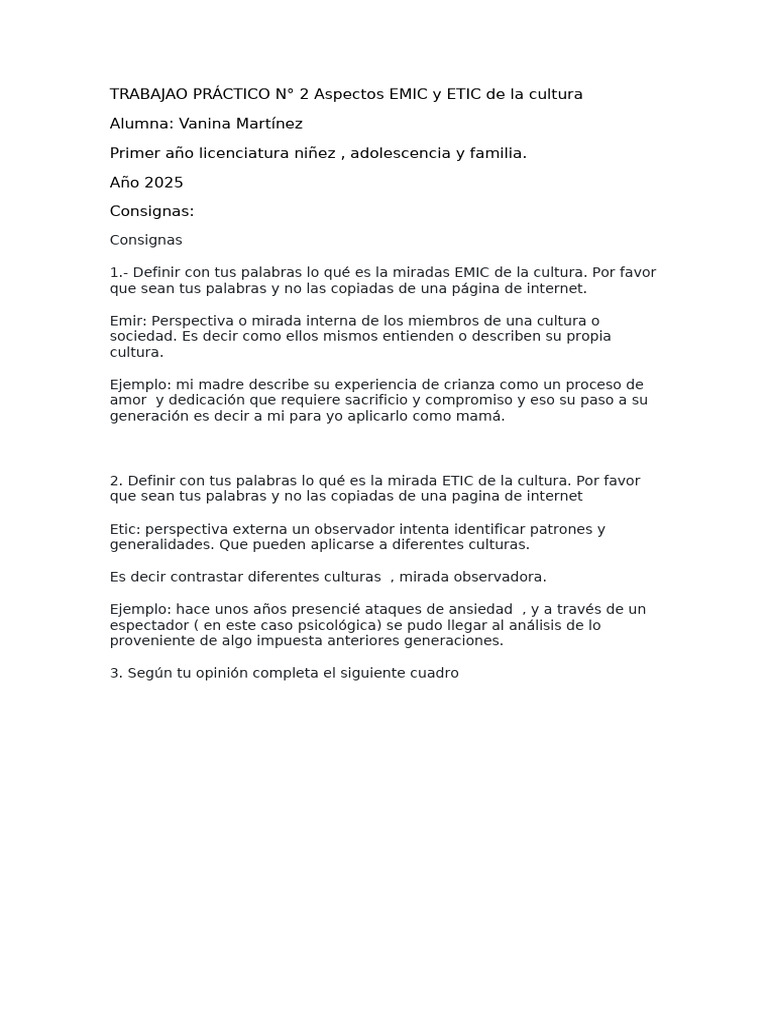 TP n2 Antropología | PDF