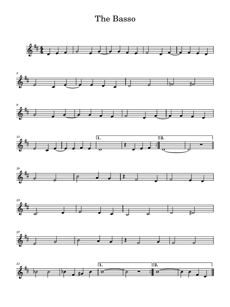 The Basso | PDF