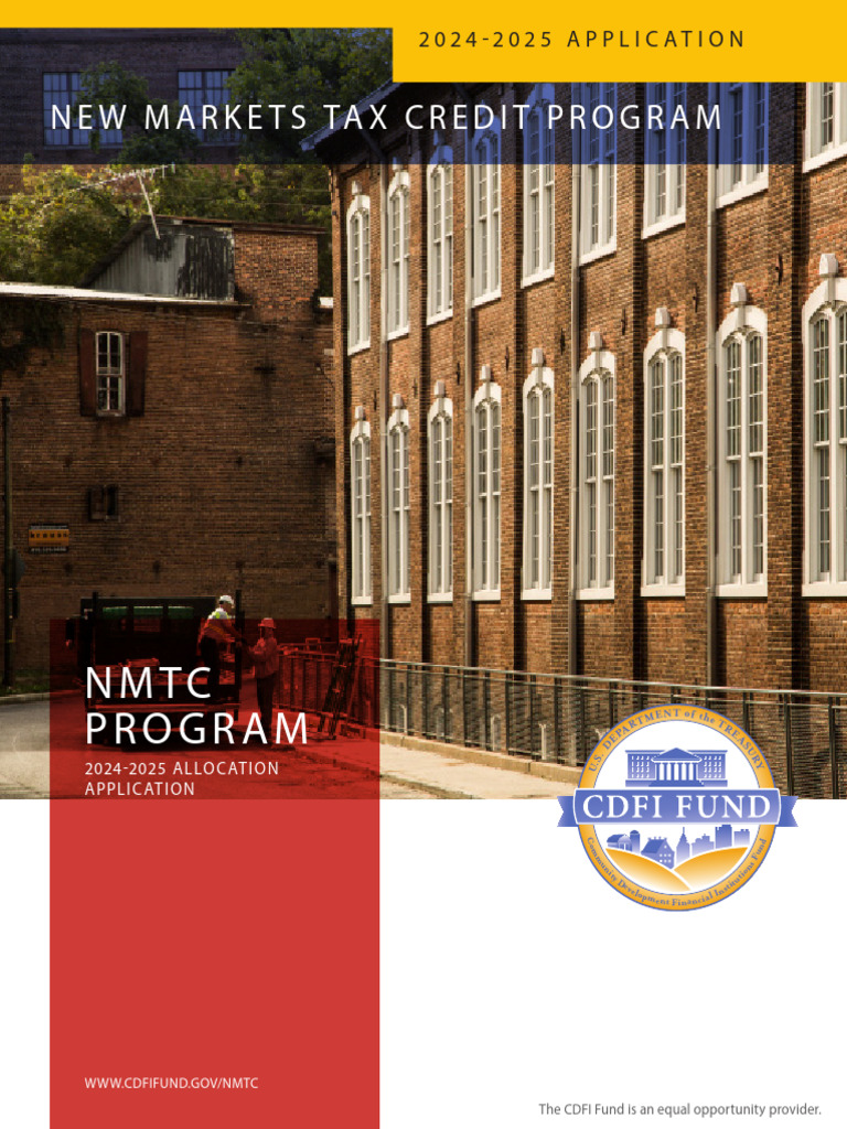 CY 2024-2025 NMTC Program Allocation Application | PDF | Office Of ...