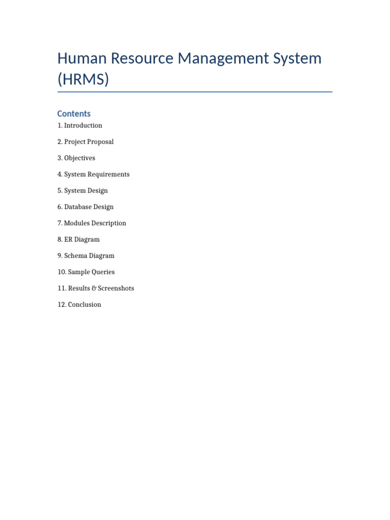 HRMS Reconstructed Report | PDF