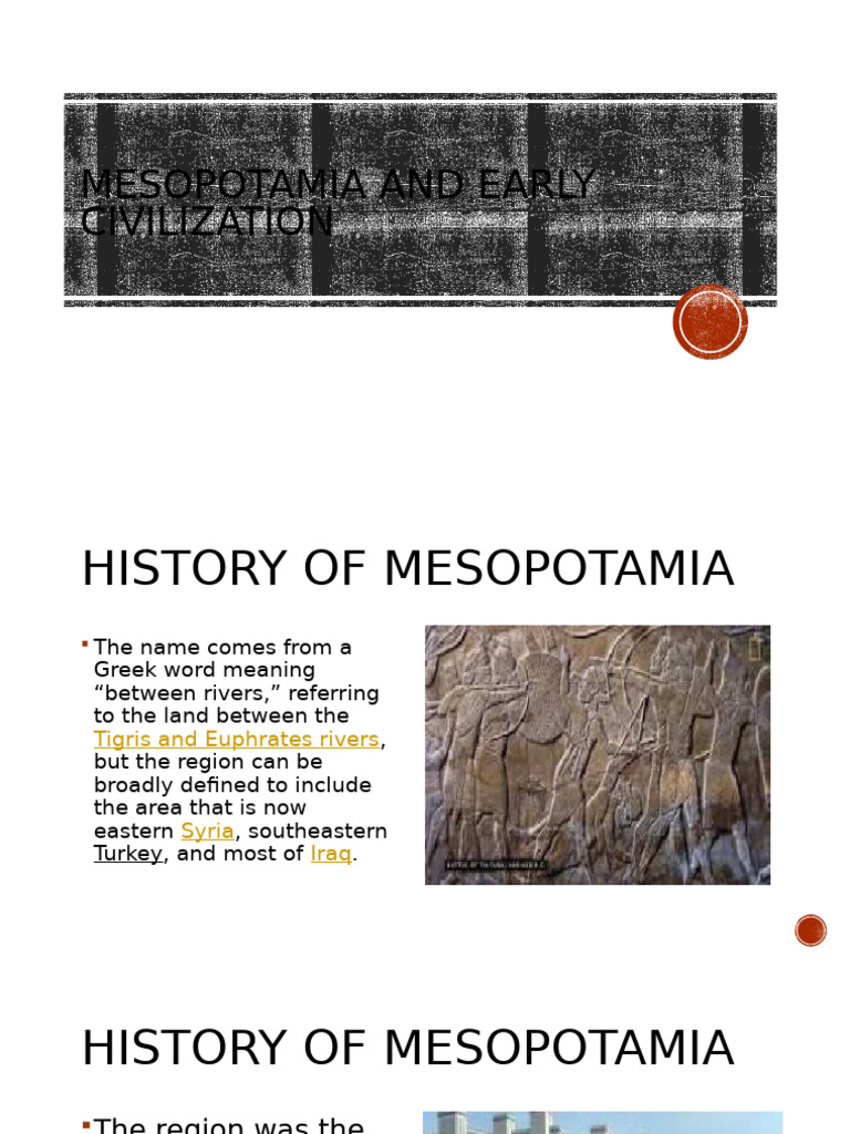 Mesopotamia and Early Civilization | PDF | Mesopotamia | Babylonia