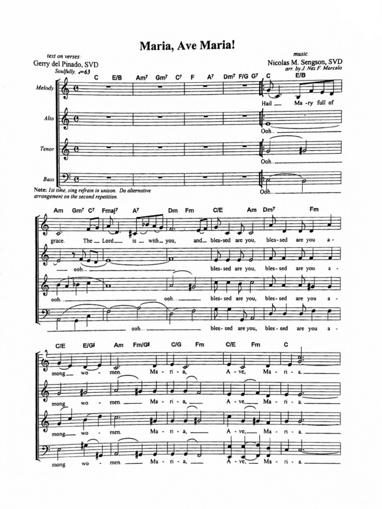 Maria, Ave Maria ! | PDF