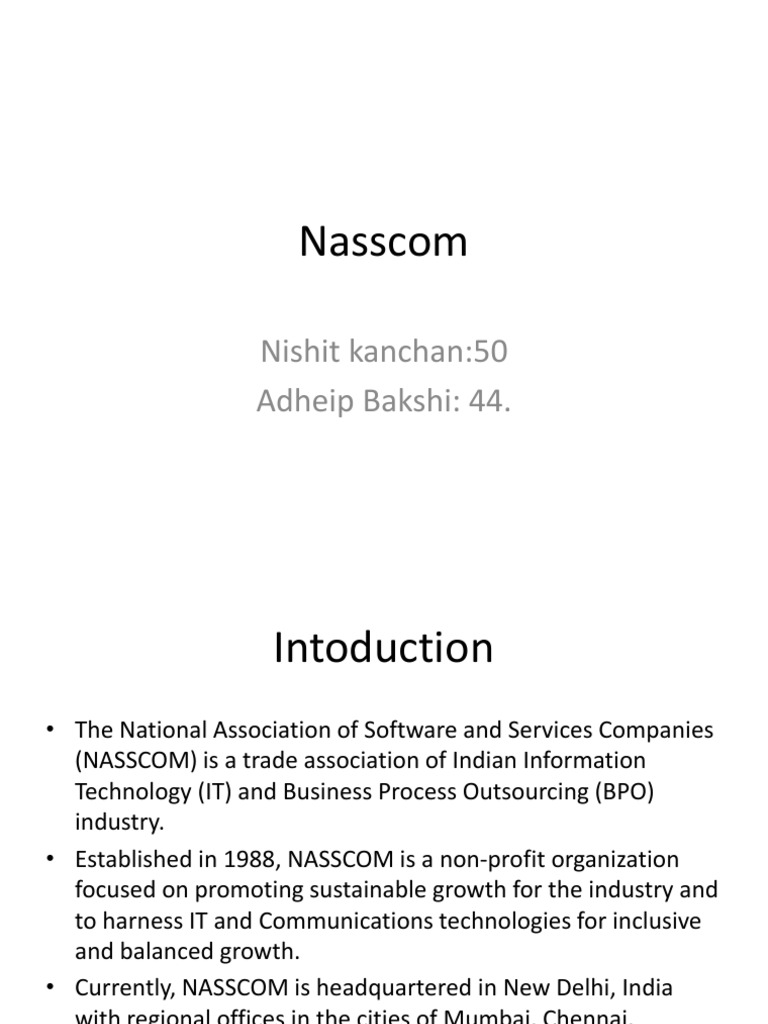Nasscom Pdf Business Process Outsourcing Employment