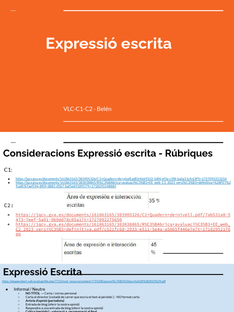 00 - Expressió Escrita | PDF