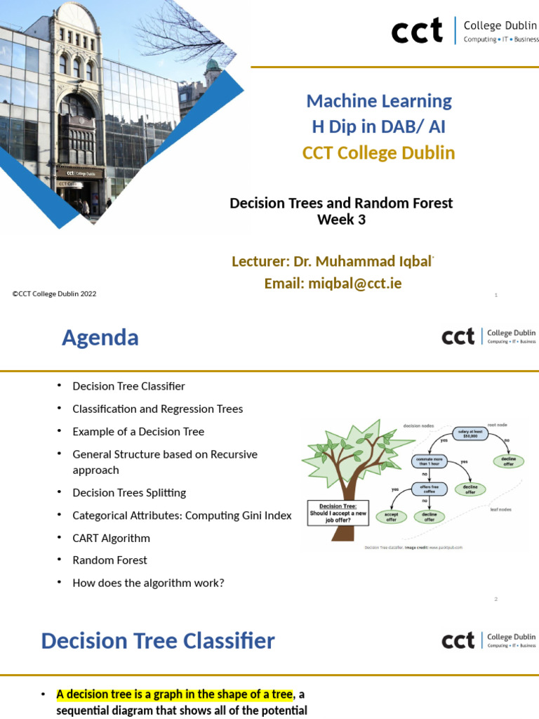 Lecture 3 - Decision Trees and Random Forest | PDF | Computer ...