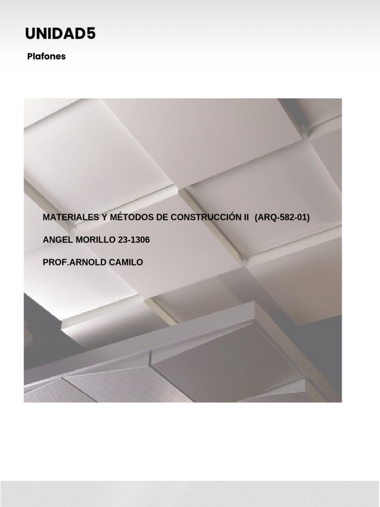 Plafón | PDF | Tornillo | Paneles de yeso