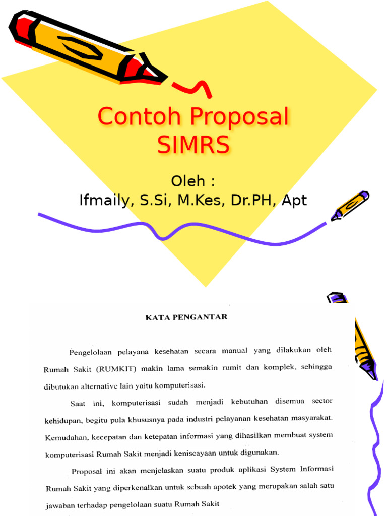 Contoh Proposal SIMRS Old | PDF