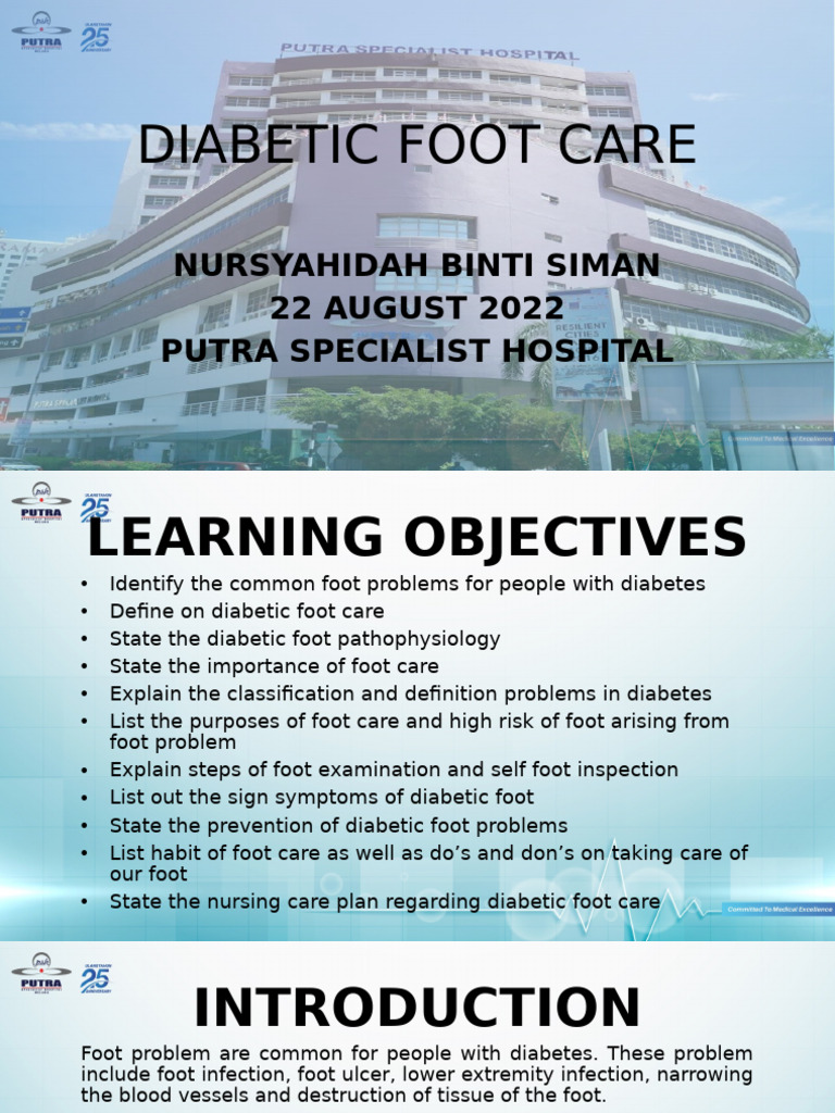 Essential Diabetic Foot Care Guide | PDF | Peripheral Neuropathy | Diabetes