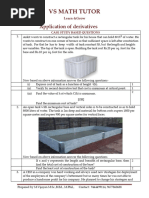 Case Study Aod Class 12 | PDF | Length | Area