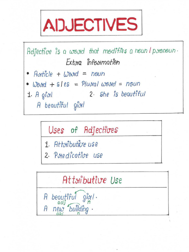 Adjective | PDF