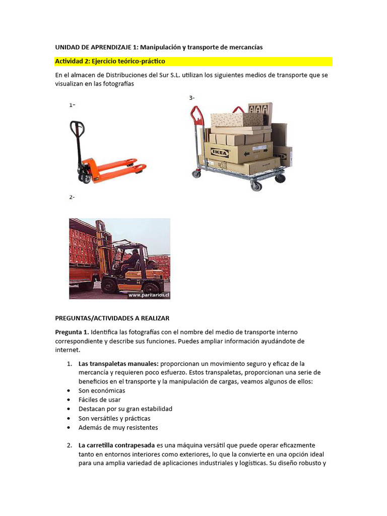 Ua1 Act2 | PDF | Paleta