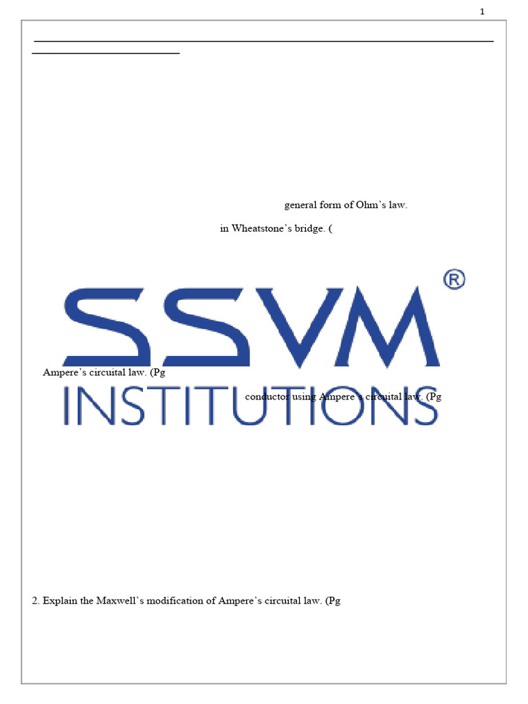 12th Physics Volume 1 and 2 Important Question Bank English Medium PDF Download | PDF ...