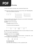 Rounding Practice Sheet - Answer Key | PDF
