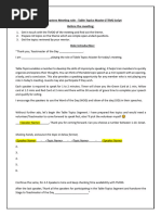 Toastmasters Timer Role Script | PDF