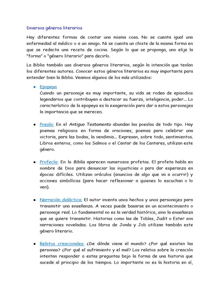 Ramiro Bielik - Los G-Neros Literarios | PDF | Biblia | Salmos