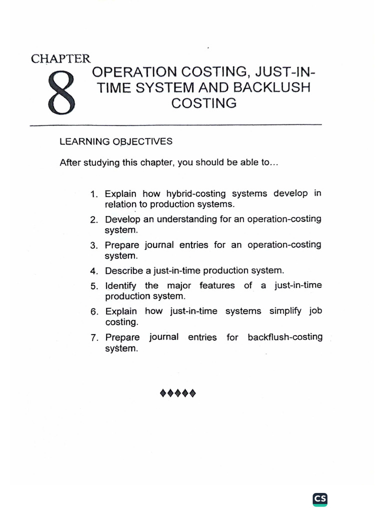 Cost Acctg. CTRL Chapter8 | PDF