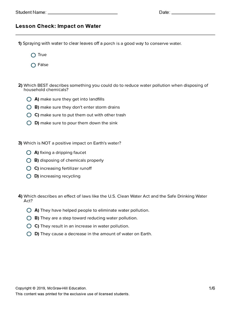 Gr6 Revision Sheets T3 | PDF | Climate Change | Greenhouse Gas