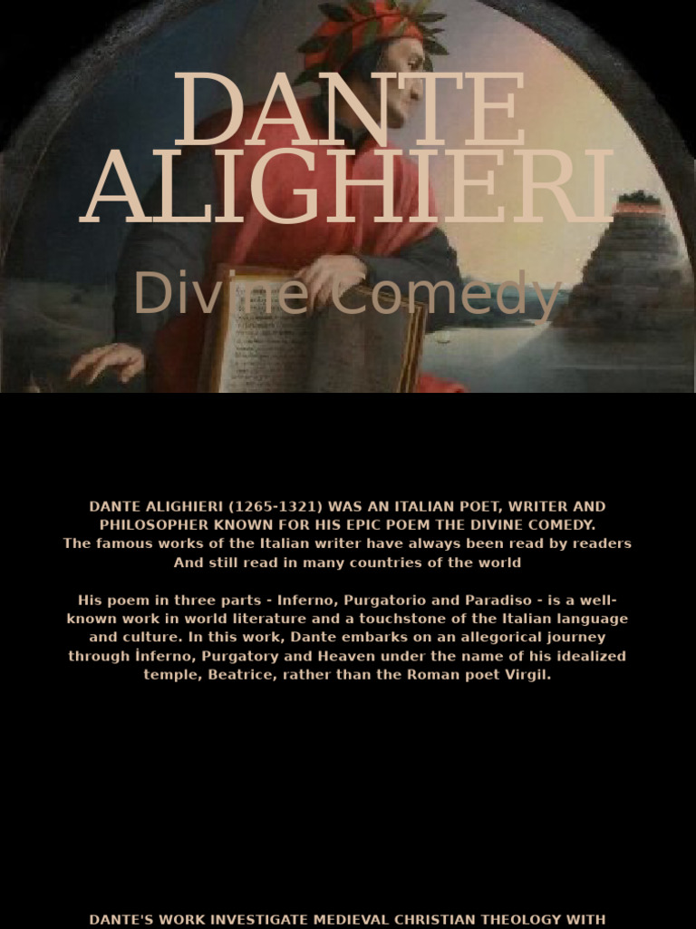 Dante Alighieri - Divine Comedy - PPTX 3 | PDF | Divine Comedy | Dante ...