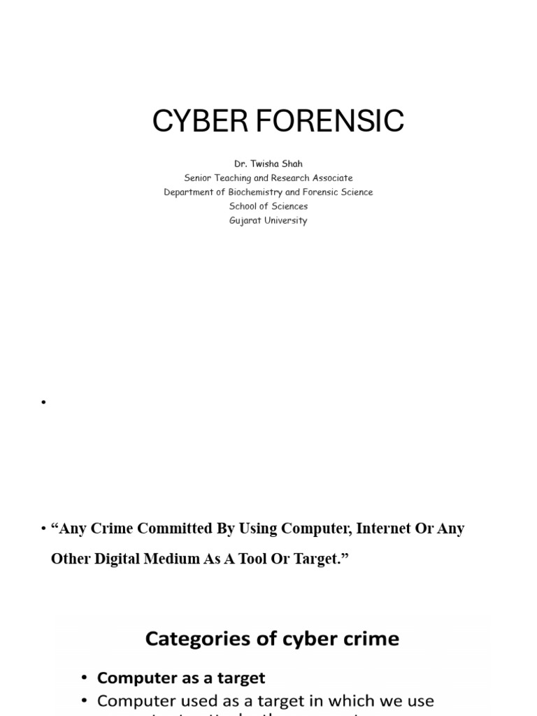 1.3 Intro To FS | PDF | Computer Forensics | Security