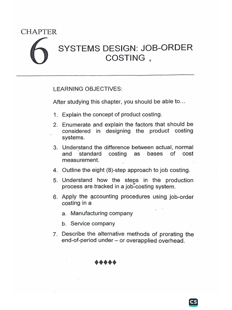 Cost Acctg. CTRL Chapter6 | PDF