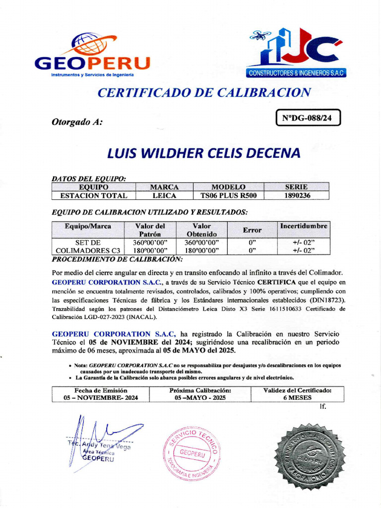 Luis Wildher Celis Decena | PDF