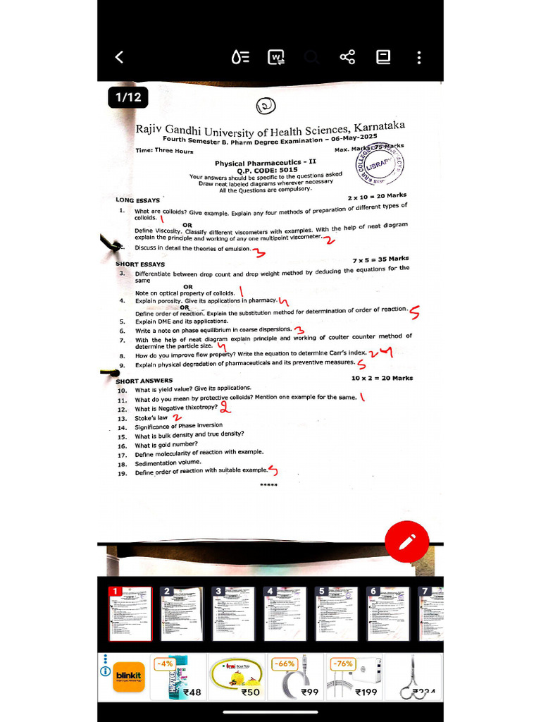 PP Unitwise Question | PDF