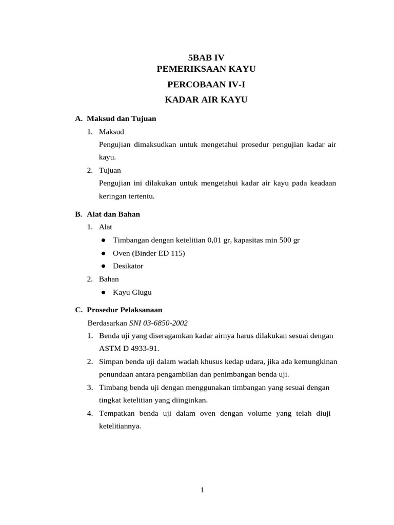 Laprak Bab Kayu-2 | PDF