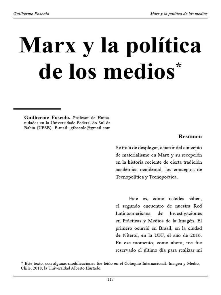 Foscolo | PDF | Michel Foucault | Karl Marx