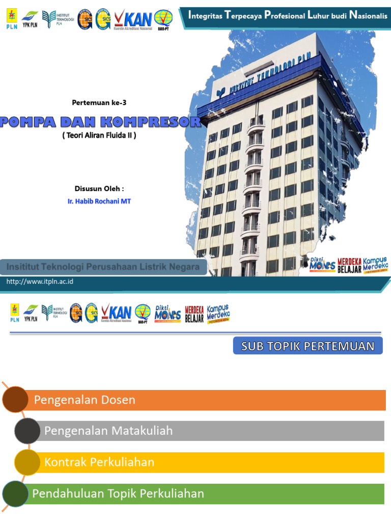 S1 MATJAR POMPA, TEORI ALIRAN FLUIDA II. (Autosaved) | PDF