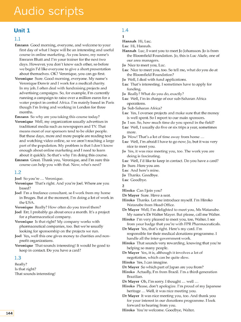 BR Intermediate Scripts | PDF