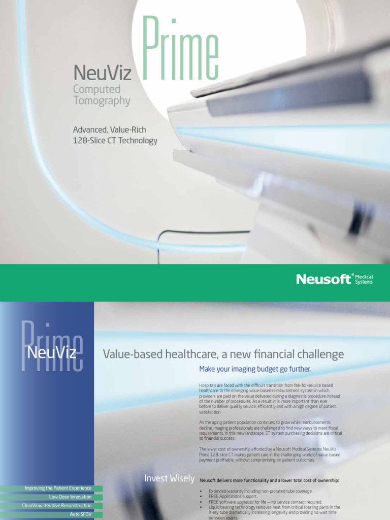 NeuViz Prime: Advanced 128-Slice CT Solutions | PDF | Ct Scan | Medical ...